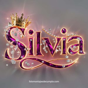 40 Nombres En Dorado Y Violeta Con Corona